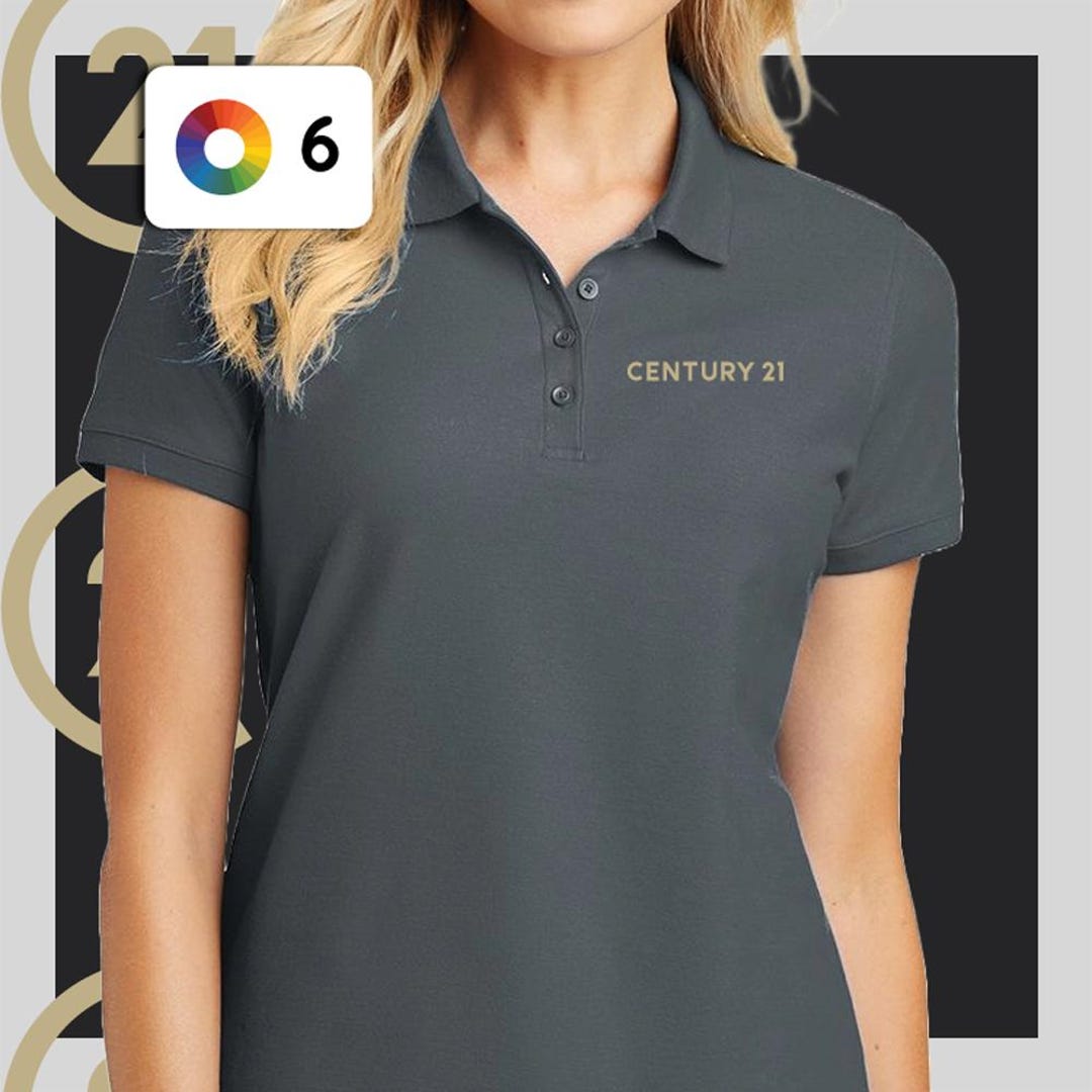 Ladies Soft Classic Pique Polo - for Century 21 Agents Brokers - Etsy
