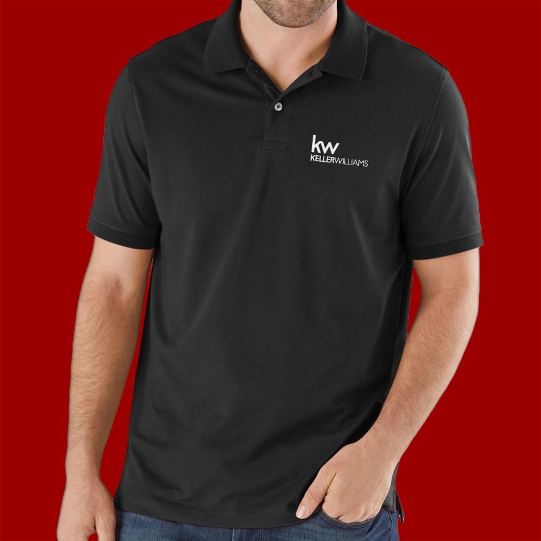 KELLER WILLIAMS Men's Soft Stretch Pique Polo for Agents Brokers ...