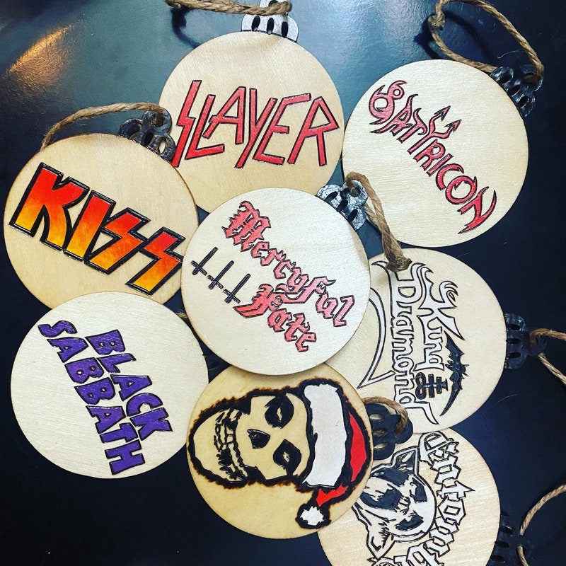 Metal Band Christmas Decorations - Etsy Canada