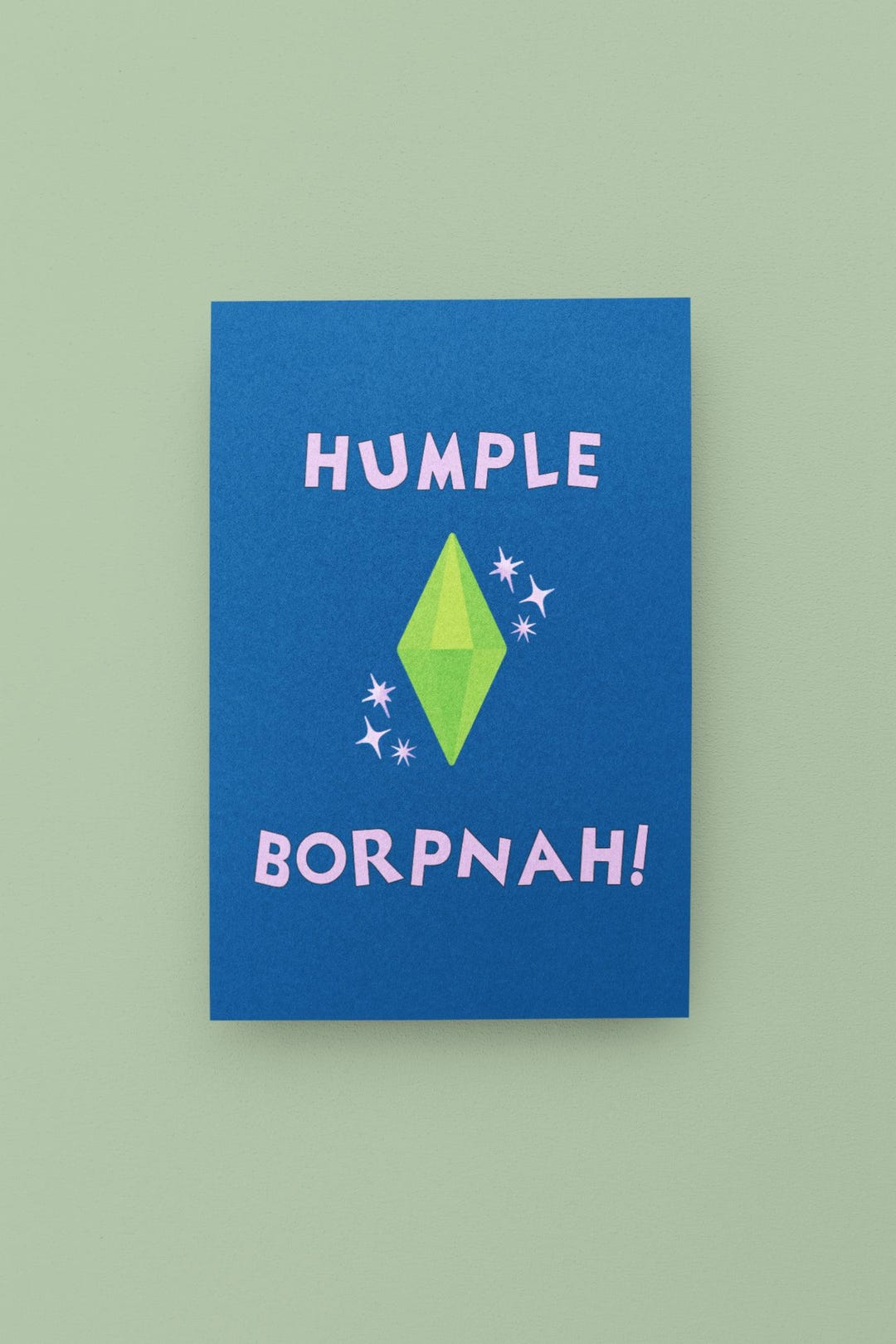 The Sims Birthday Card | 'you Aged Up!' Gamer Birthday Card | Cozy ...