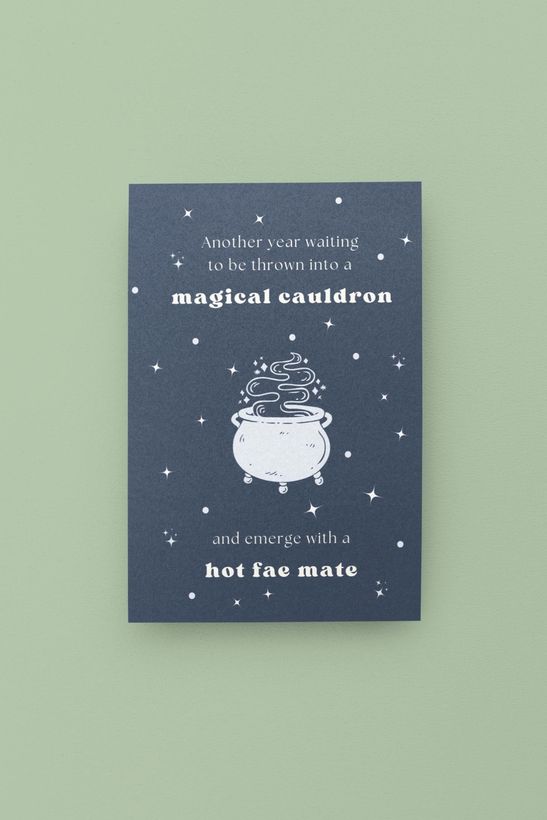 ACOTAR Birthday Card - Thrown Into the Cauldron Romantasy Birthday Card ...