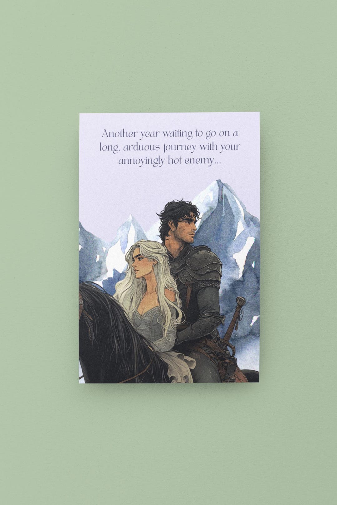 Enemies to Lovers Birthday Card: Booktok Romantasy Gift - Etsy
