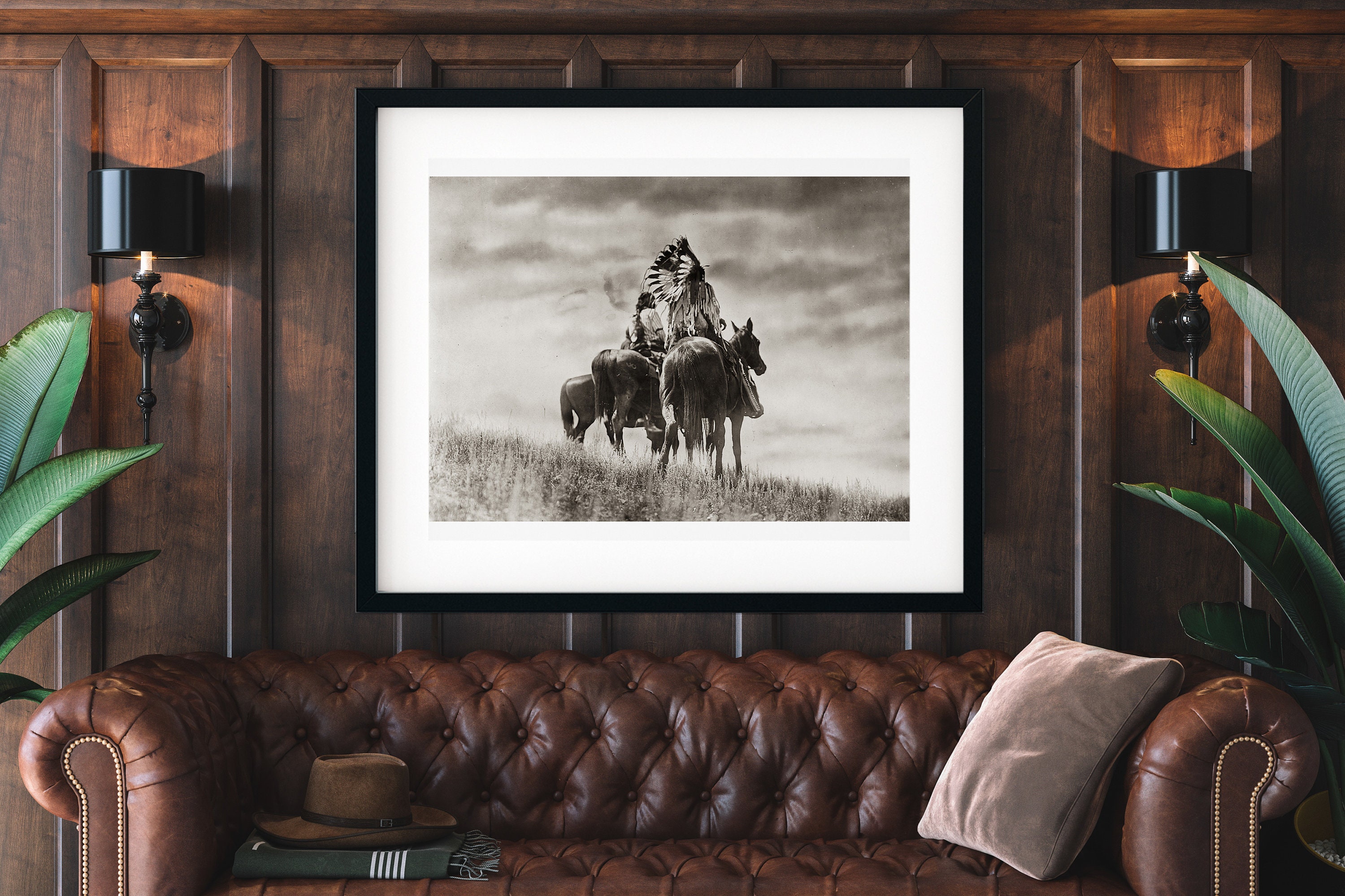 Cheyenne Warriors Photograph – Native American Fine Art Print, Black ...