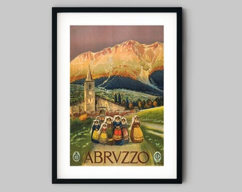 Abruzzo Italy Poster - Etsy