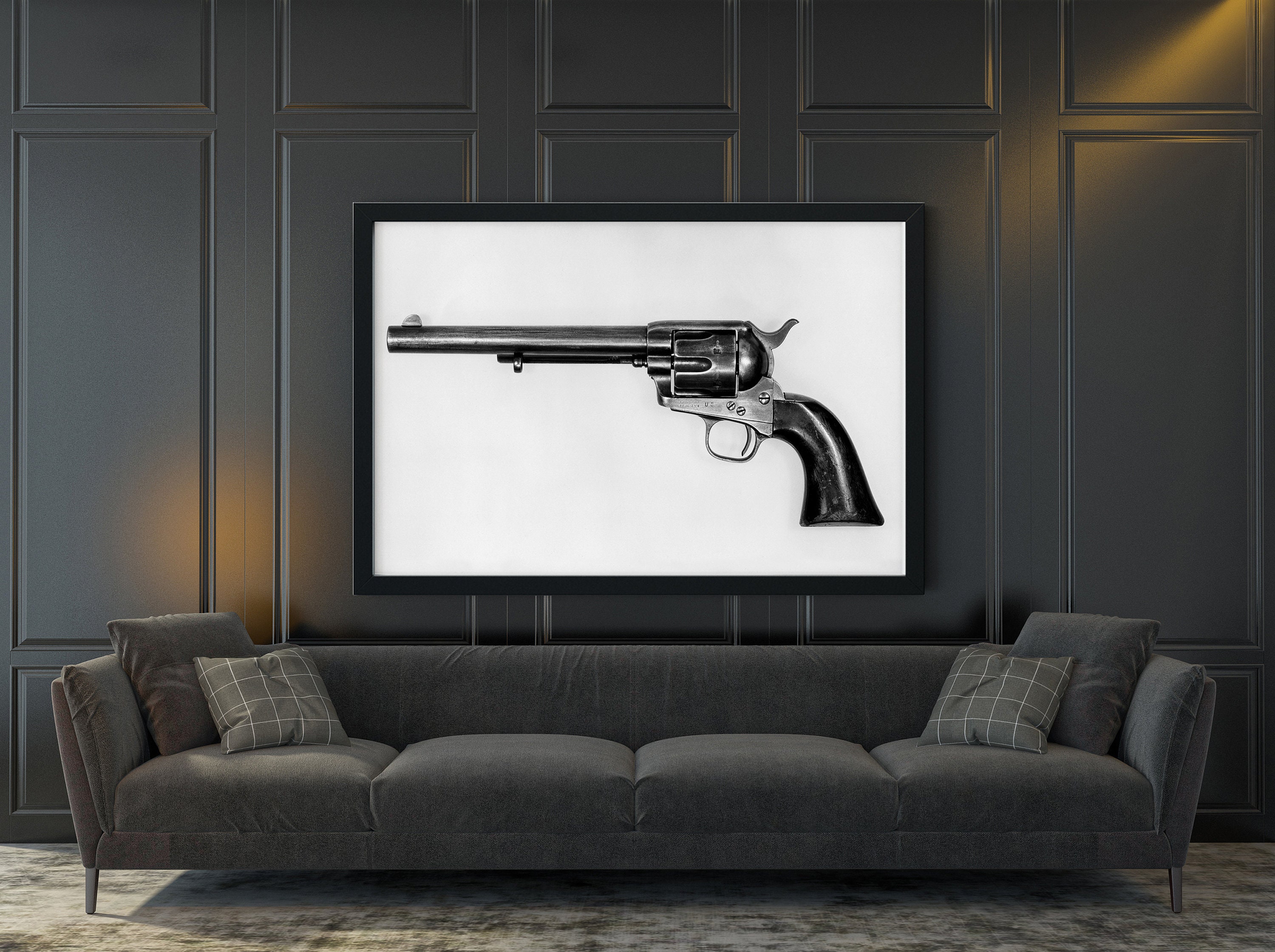 Colt Revolver Print – 1874 Black & White Photography, Wall Art - Etsy