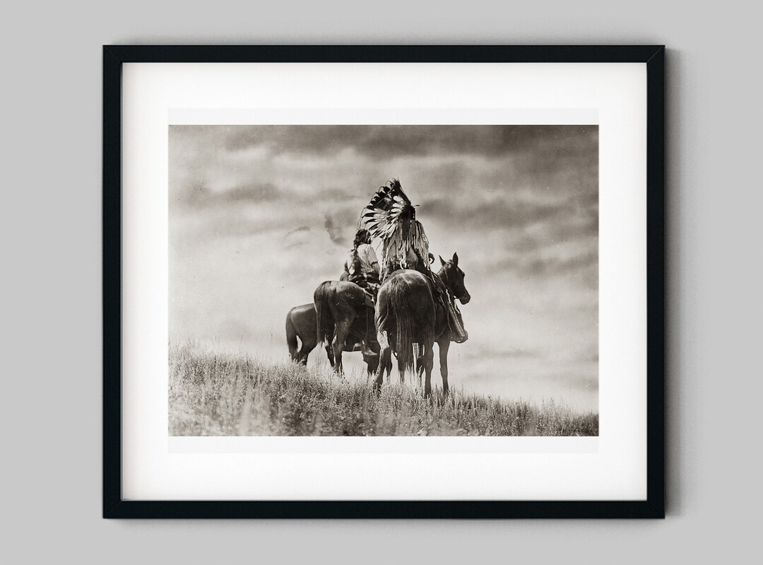 Cheyenne Warriors Photograph – Native American Fine Art Print, Black ...