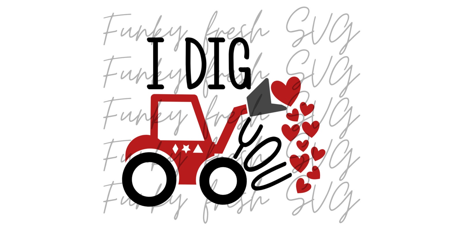 I Dig You SVG/PNG/JPG Free Commercial Use Digital Cut File - Etsy