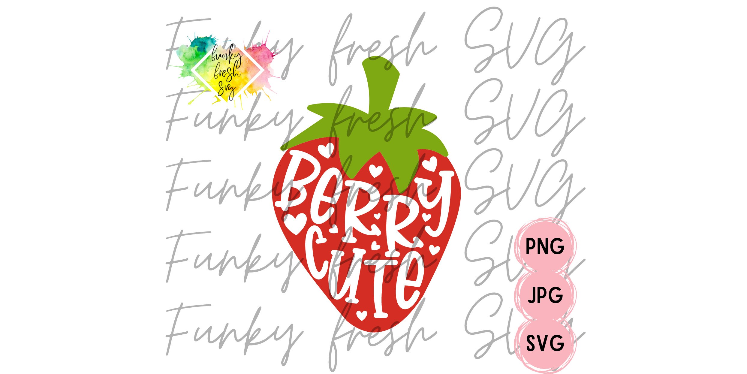 Berry Cute SVG/PNG/JPG Free Commercial Use Digital Cut | Etsy