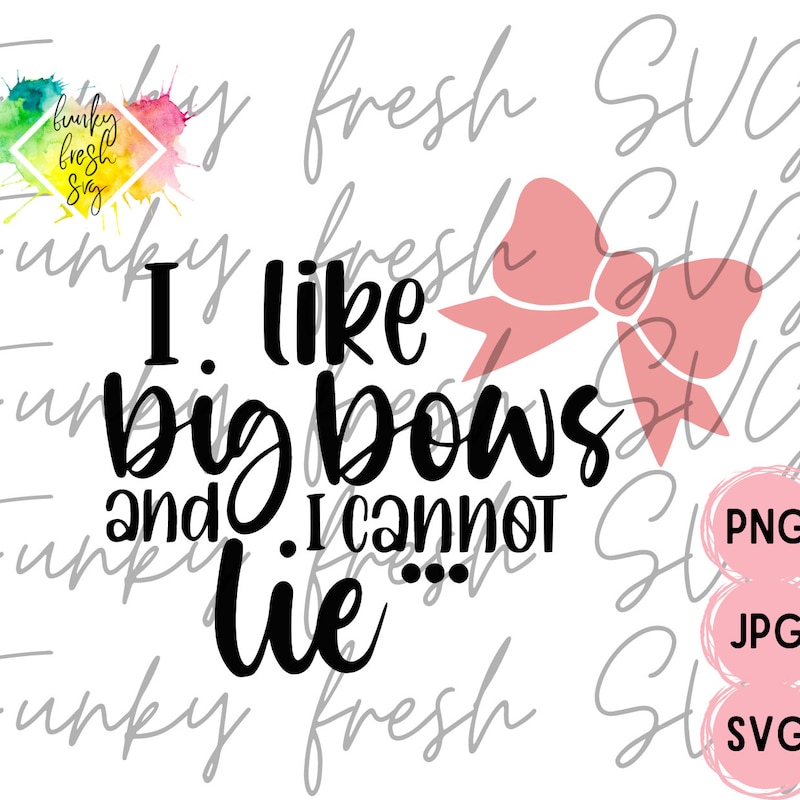 I Like Big Bows - Etsy
