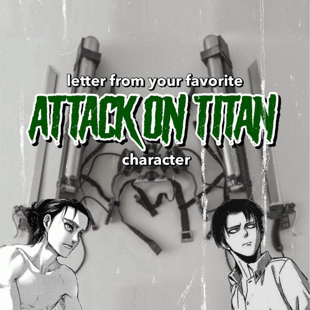 AOT Love Confession Letters - Etsy