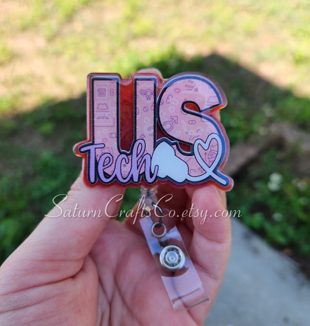 Ultrasound RDMS Diagnostic Medical Sonography Tech Badge Reel | Ready ...