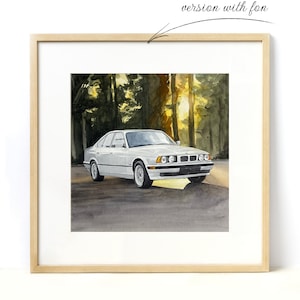 Car Portrait, Custom Car Portrait, Car Drawing From Photo, Car Portrait ...