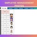 Excel Employee Database Template: HR Management & Tracker - Etsy