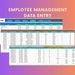 Employee Database, Excel Employee Database, Employee Form, Employee ...