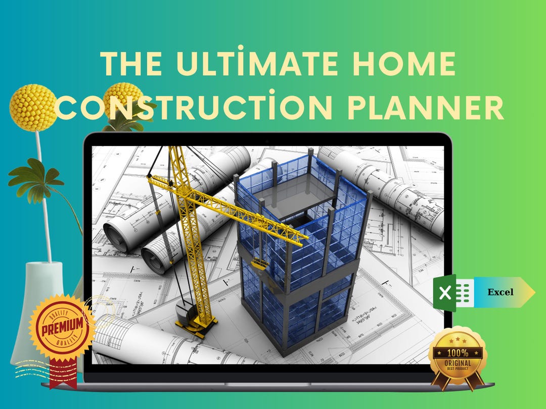 Home Construction Planner: All-in-one Template, Budget, Task Tracker - Etsy