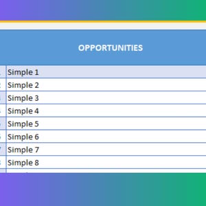 SWOT Analysis Excel Template: Business Strategic Planning (printable ...
