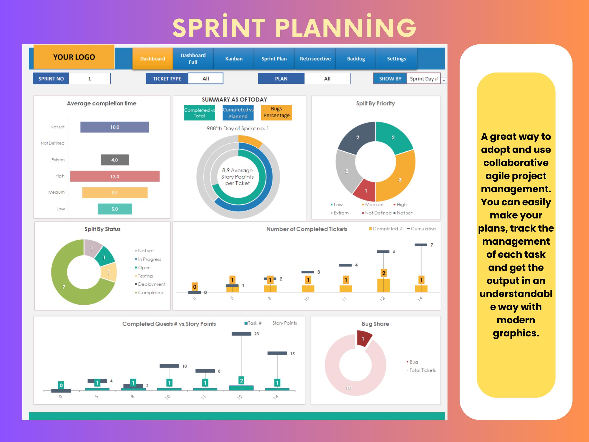 Agile Sprint Plan Template Excel