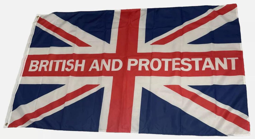 Glasgow Rangers FC Flag 5ft by 3ft - Protestant UVF Ulster Volunteer ...