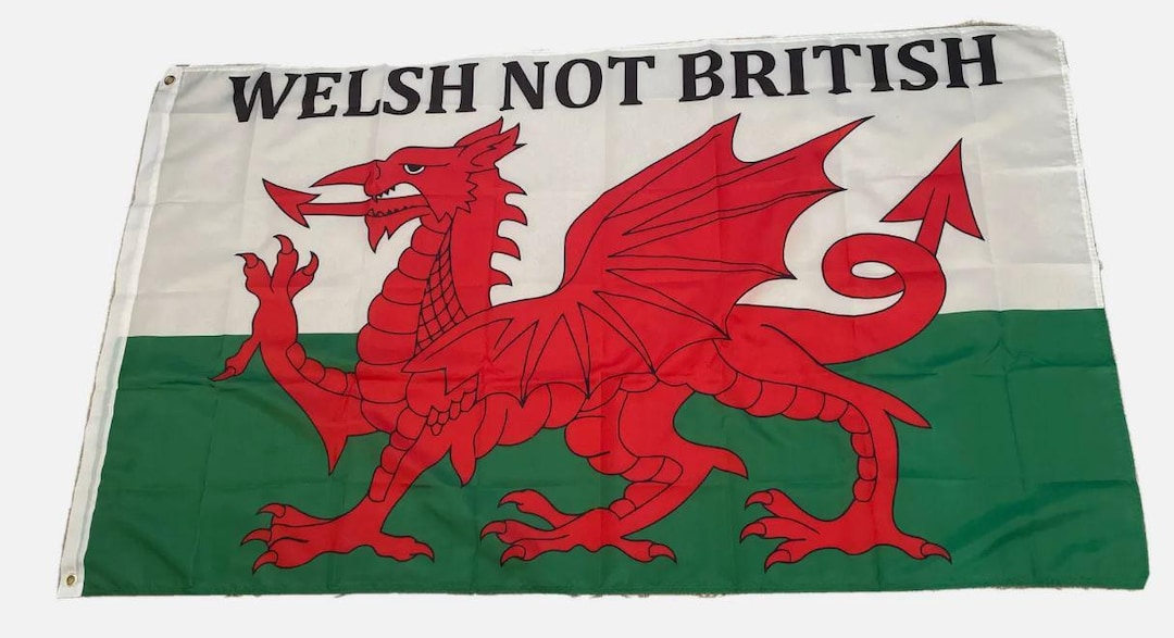 NEW Wales Flag 5ft by 3ft - Welsh Not British Plaid Cymru Welsh ...
