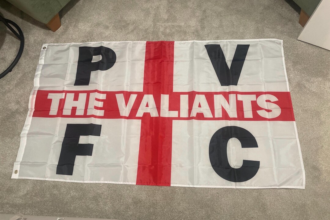 Port Vale FC Flag 5ft by 3ft - Shirt Scarf Badge Poster Stickers Hat - Etsy