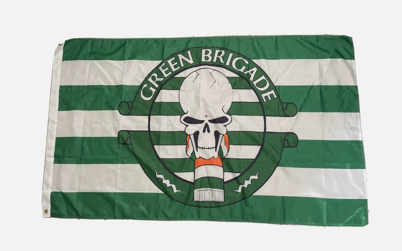 Celtic FC Green Brigade Flag - 5ft by 3ft - Bhoys - Etsy