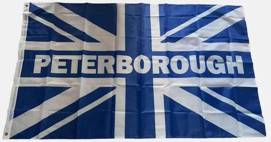 Peterborough United Utd Football Flag 5ft by 3ft - Shirt Scarf Badge ...