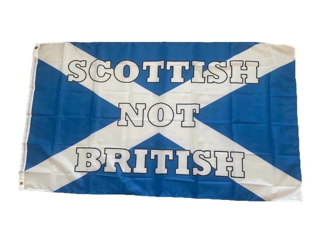 NEW Scotland Flag 5ft by 3ft - Scottish Not British Flower of Scotland ...