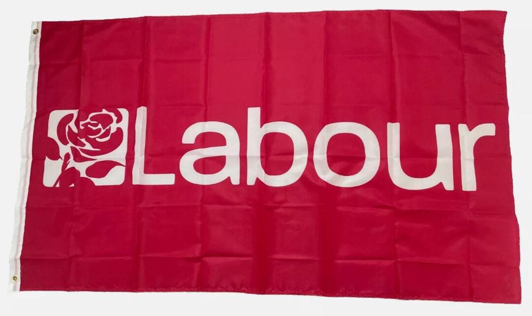 The Labour Party Flag 5ft by 3ft - Socialism Socialist Keir Starmer ...