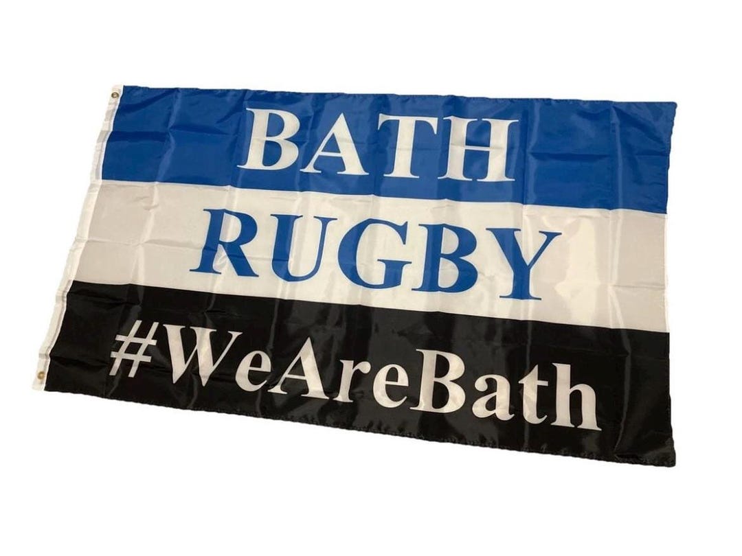 Bath Rugby FC Flag 5ft by 3ft - Shirt Scarf Badge Poster Stickers Print ...