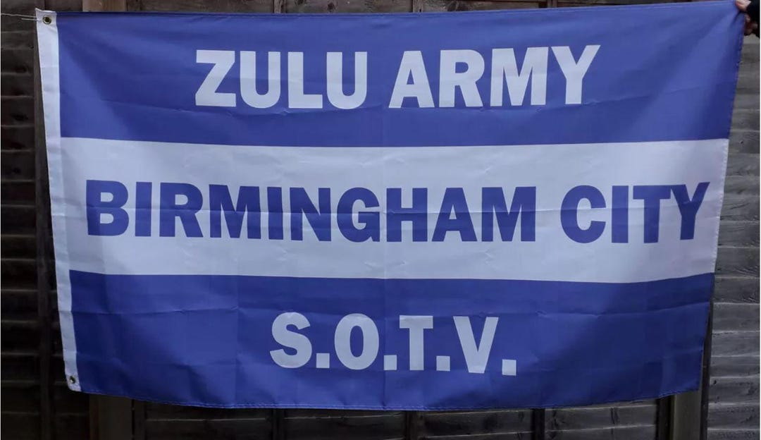 Birmingham City FC Flag 5ft by 3ft - Shirt Scarf Badge Poster Print Hat ...