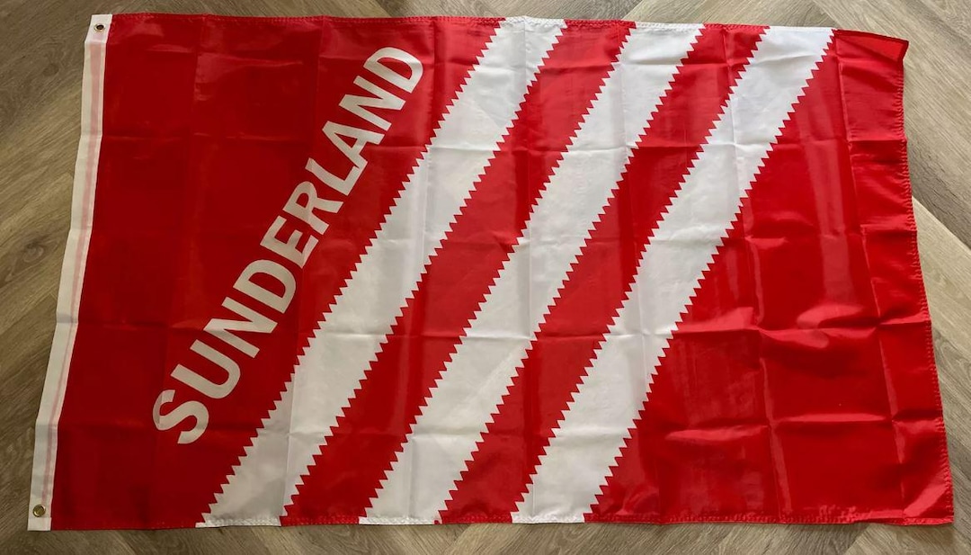 Sunderland FC Flag 5ft by 3ft - Shirt Scarf Badge Poster Programme ...