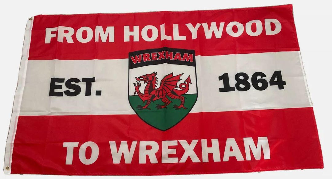 Wrexham FC Flag 5ft by 3ft Shirt Scarf Badge Poster Stickers - Etsy