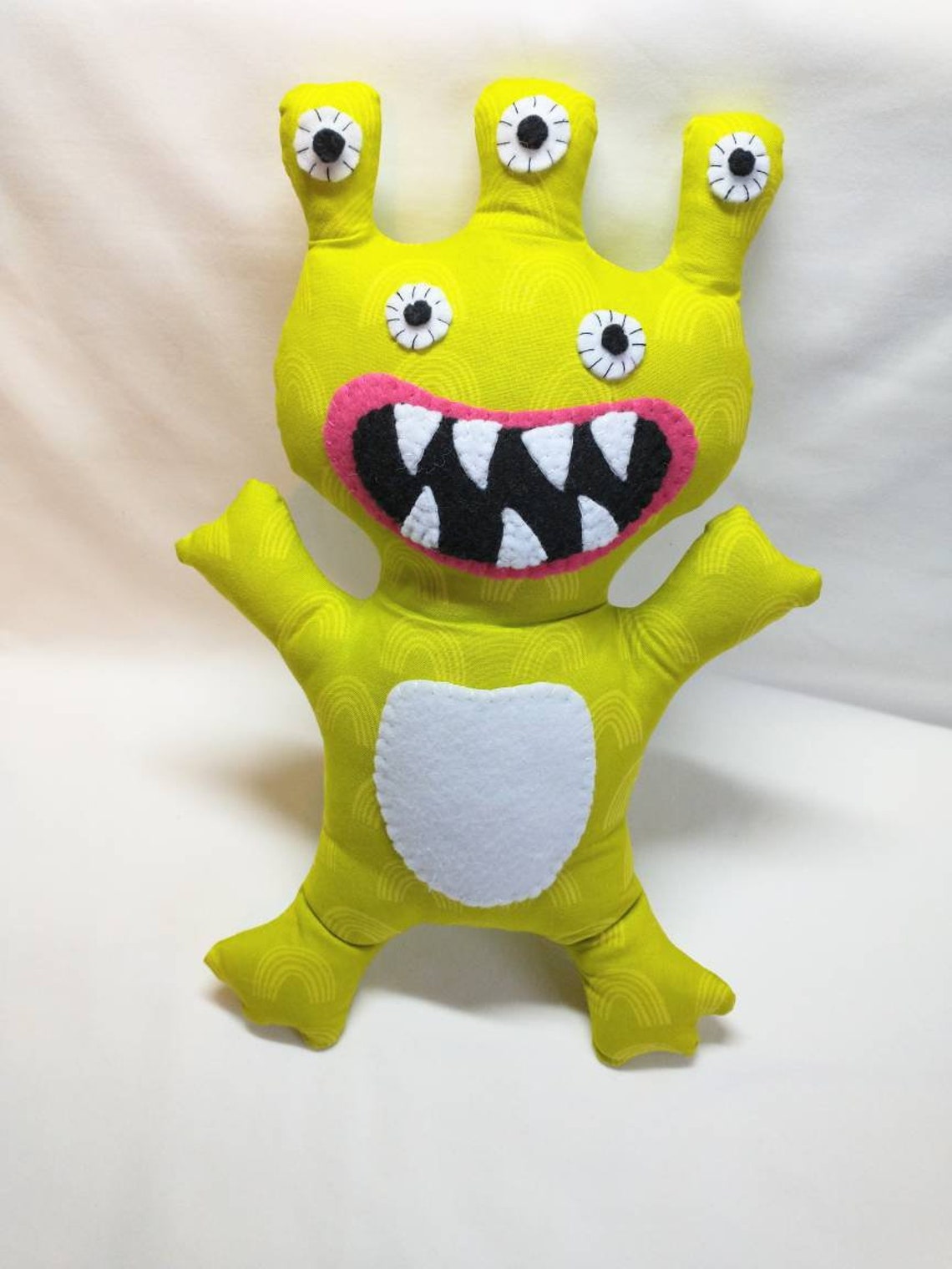 Alien Monster Stuffed Fabric Toy handmade to order | Etsy