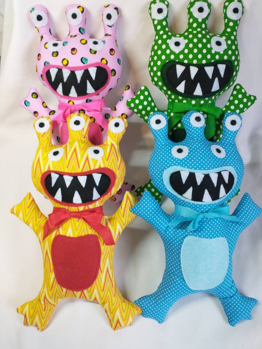 Alien Monster Stuffed Fabric Toy available Now - Etsy