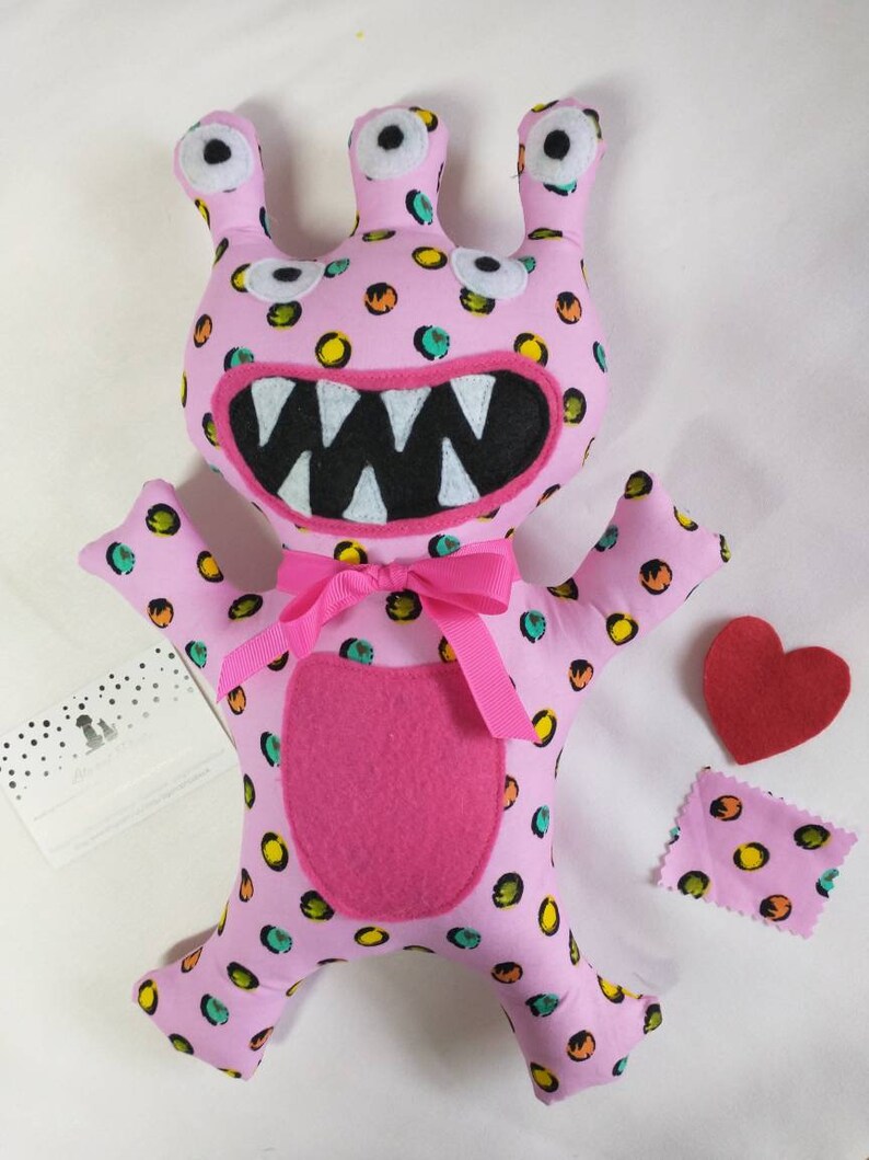 Alien Monster Stuffed Fabric Toy available Now - Etsy