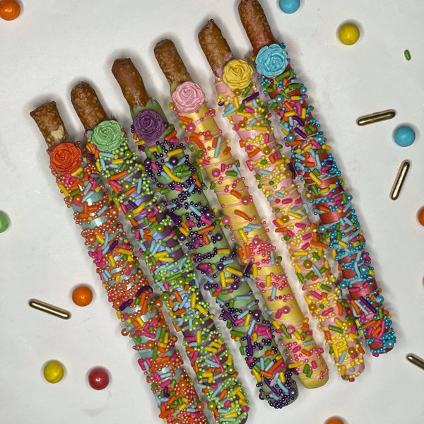 Easter Pretzel Rods - Etsy