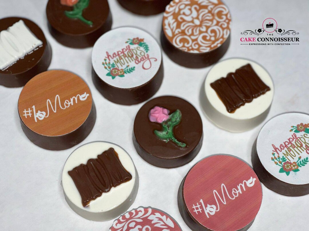 Mother's Day Chocolate Covered Oreos Damask Design - Etsy