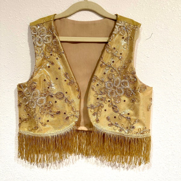 Gold Vest - Etsy