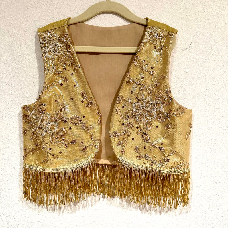 Gold Vest - Etsy