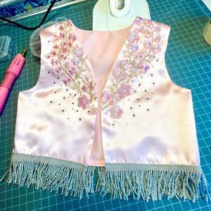 Girls Bedazzled Rhinestone Show Pageant Vest - Etsy