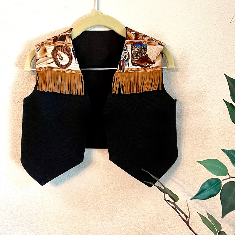 Cowboy Vest - Etsy