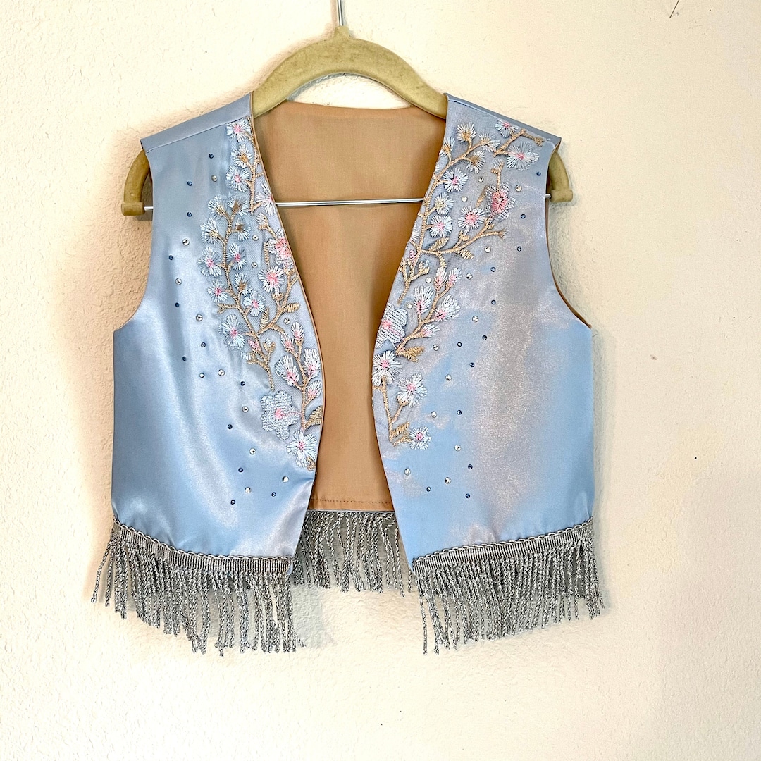 Girls Bedazzled Rhinestone Show Pageant Vest - Etsy