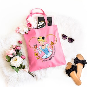 Customizable Disney Princess Tote Bags - Choose Your Favorite Princess ...