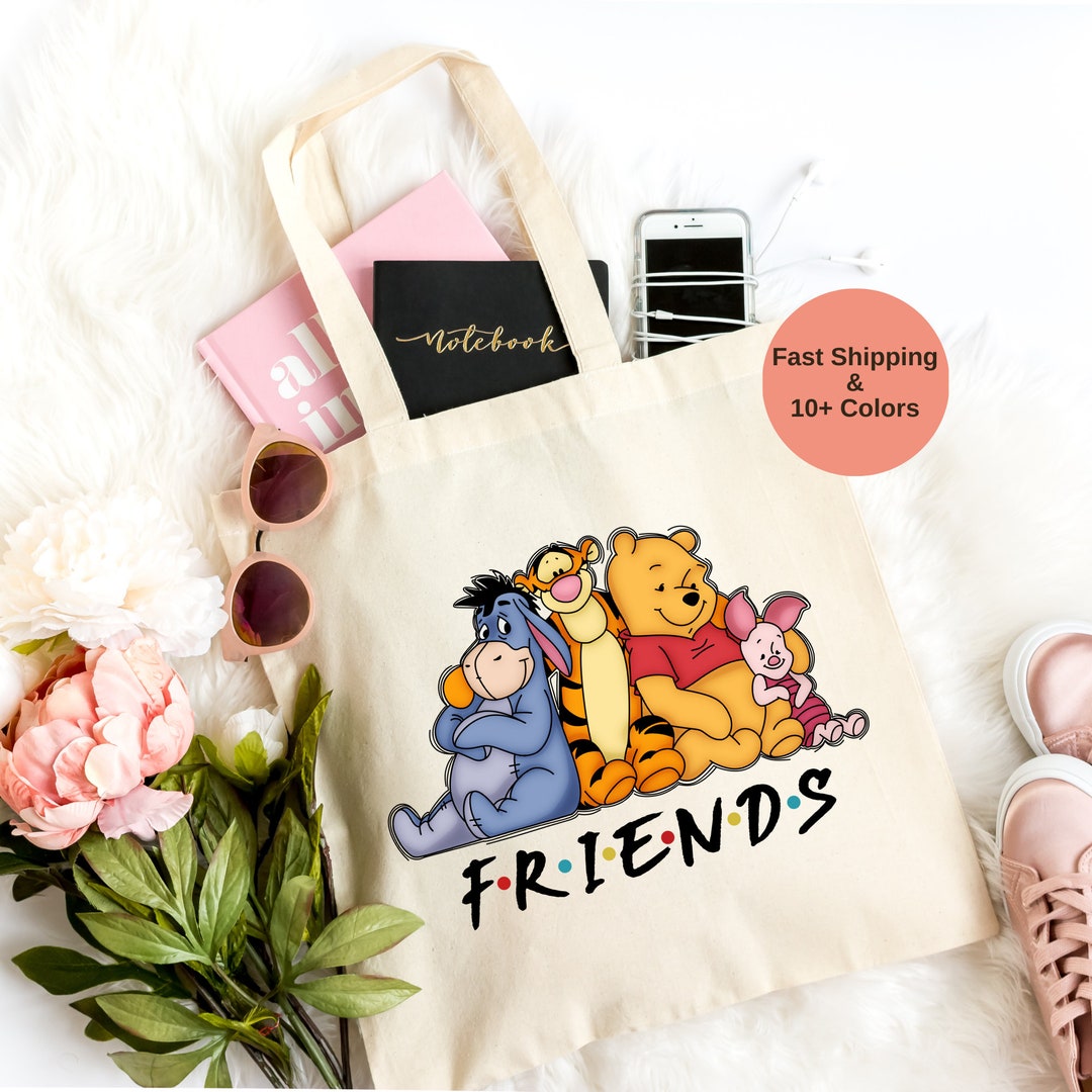 Winnie the Pooh Tote Bag , Winnie the Pooh Characters Bag, Winnie the ...