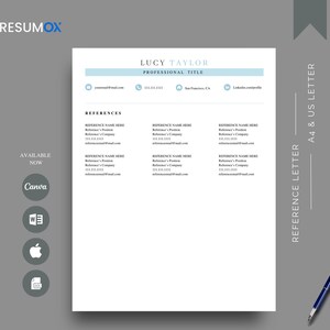 Creative Resume Template, Resume Template Google Docs, Resume Template ...
