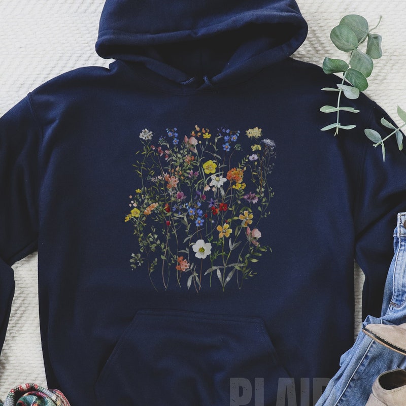 Flower Hoodie - Etsy