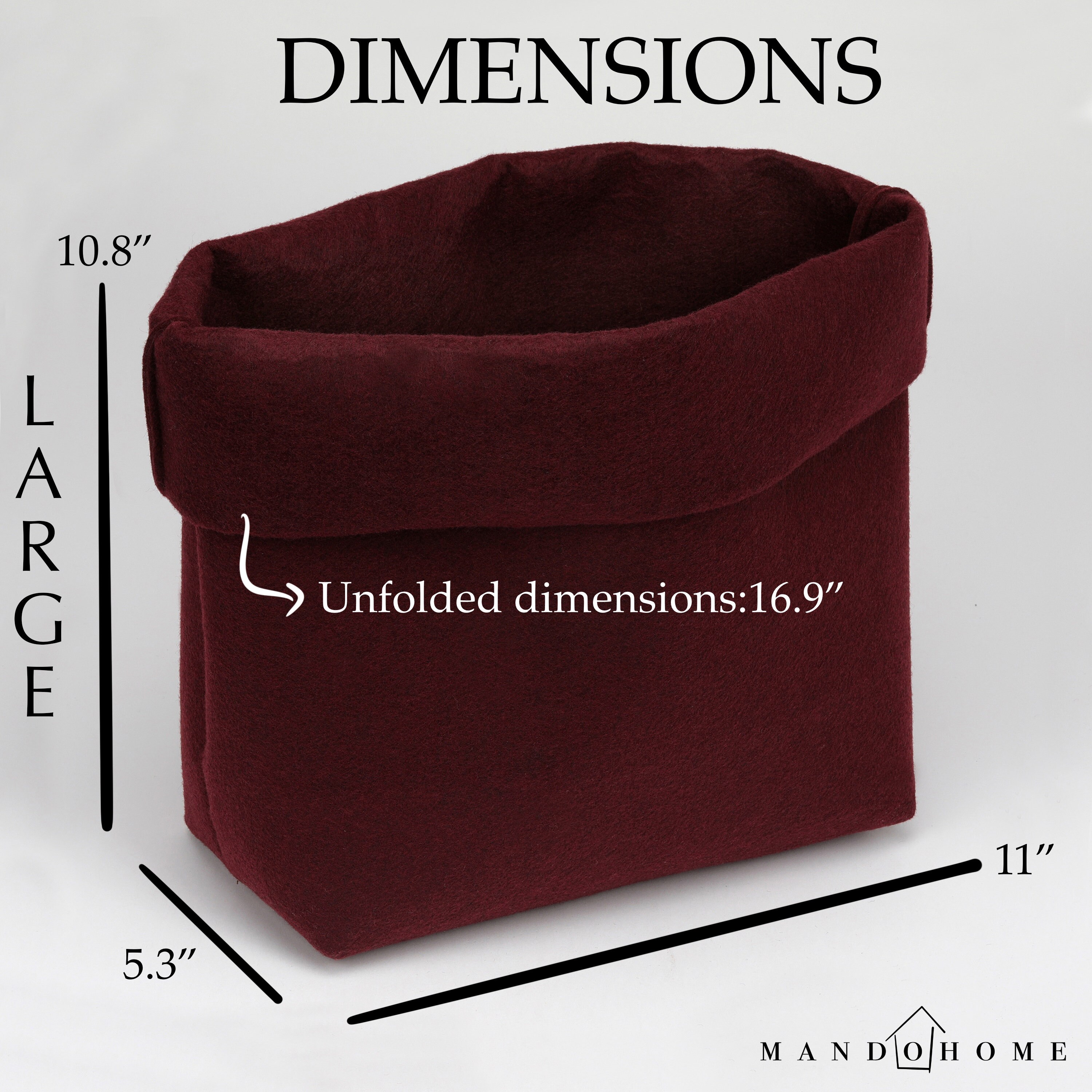 Multipurpose Felt Sacks 3 Sizes Noel Sacks Decorative Sack Gift for ...