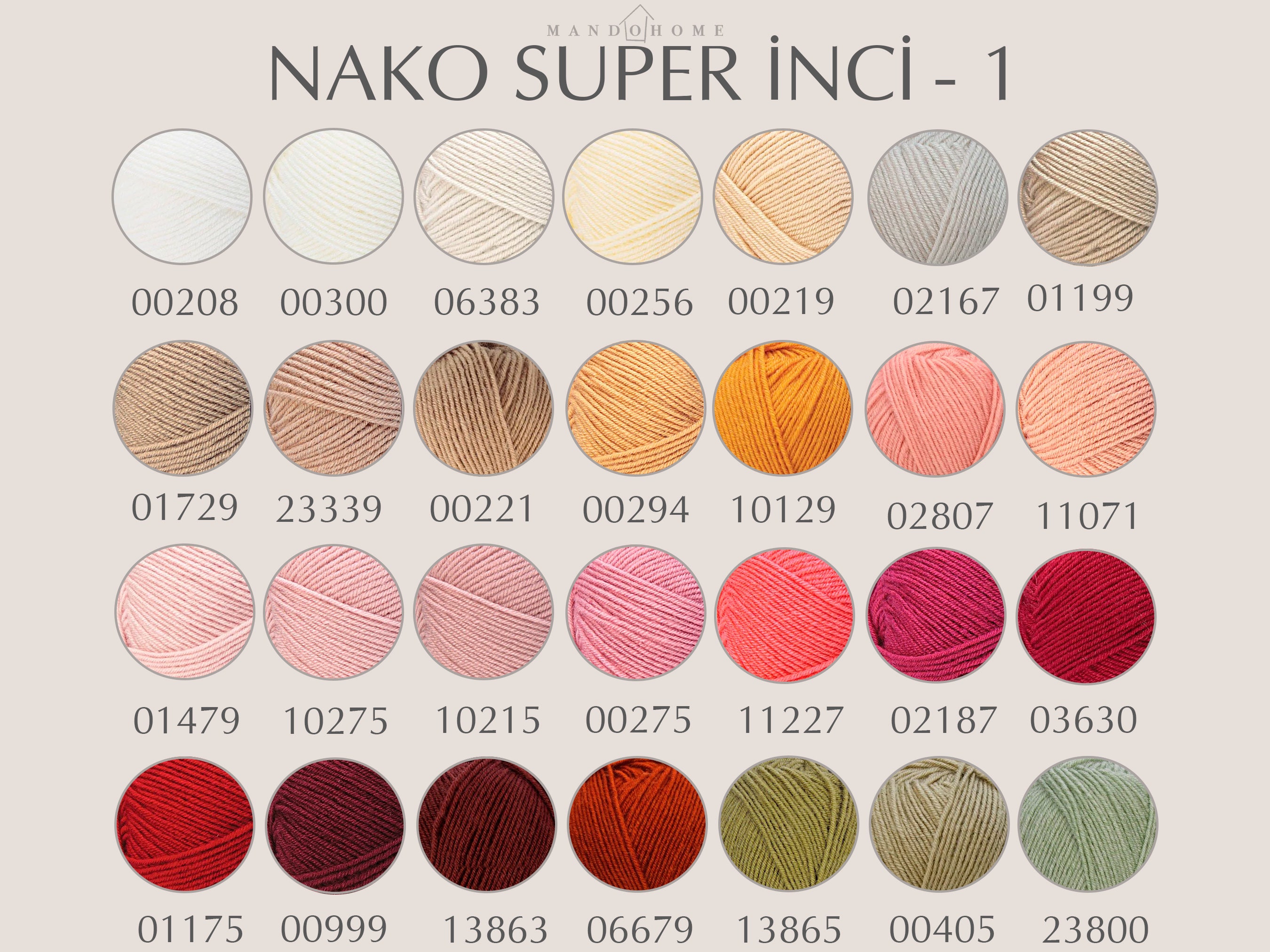 Nako Super Pearl Yarn , Nako Crochet Yarn : Luxurious Hand Knit Yarn ...