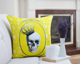 Skull Toss Pillow - Etsy