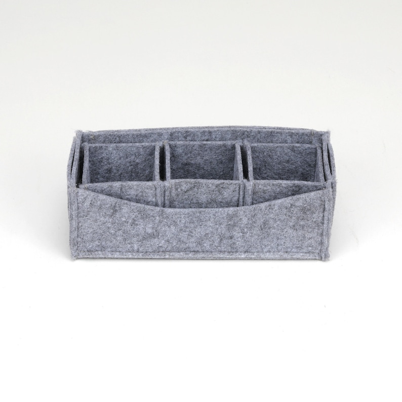 Removable Multipurpose Felt Box With 3 Pockets | 3 Sizes | Storage ...